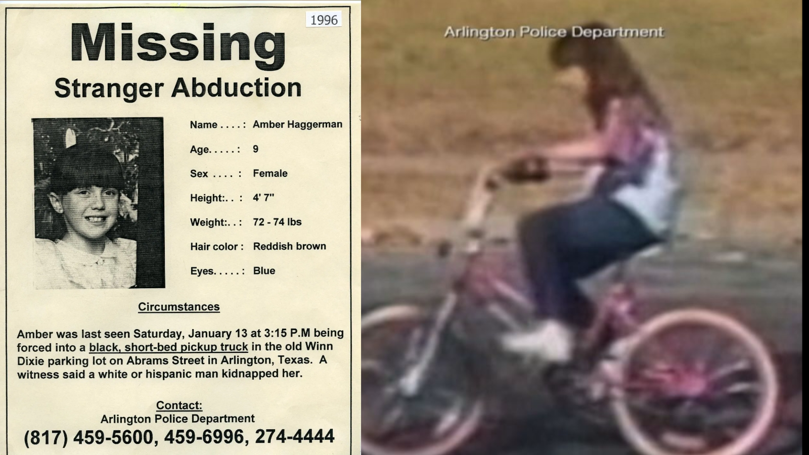 Today's Events, 28 years ago, lead to the creation of the Amber Alert ...